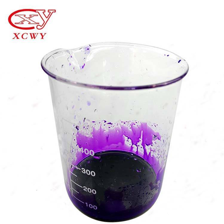 Liquid violet dye, Violet liquid dye
