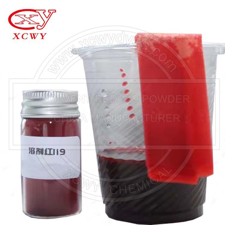 Solvent Red 119, Solvent Red 119 tinte, complejo metálico colorante rojo